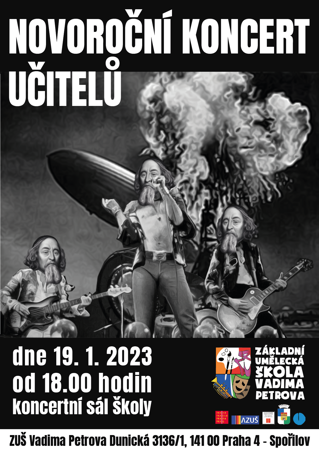 Záznam Novoročního koncertu učitelů – ZUŠ Vadima Petrova